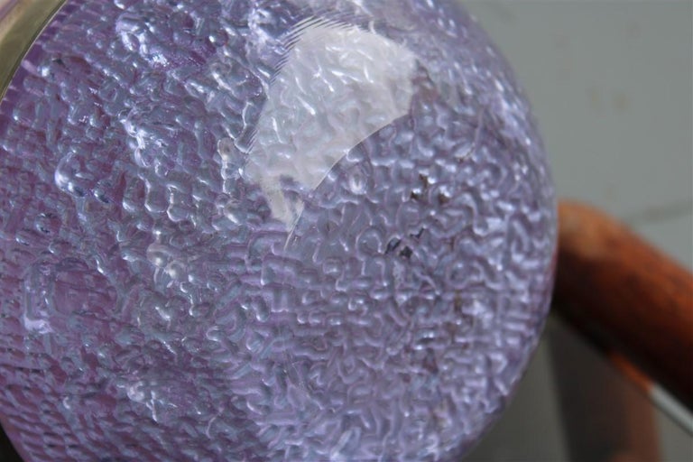 Sphere Vase Taddei Architect Italian Design 1970 in Very Thick Glass ...