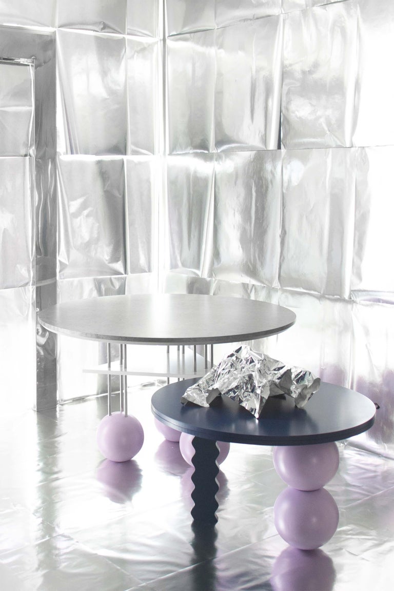 Sphere and Wave Side Table by Studio Christinekalia For Sale at 1stDibs
