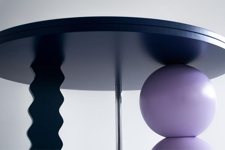 Sphere and Wave Side Table by Studio Christinekalia For Sale at 1stDibs