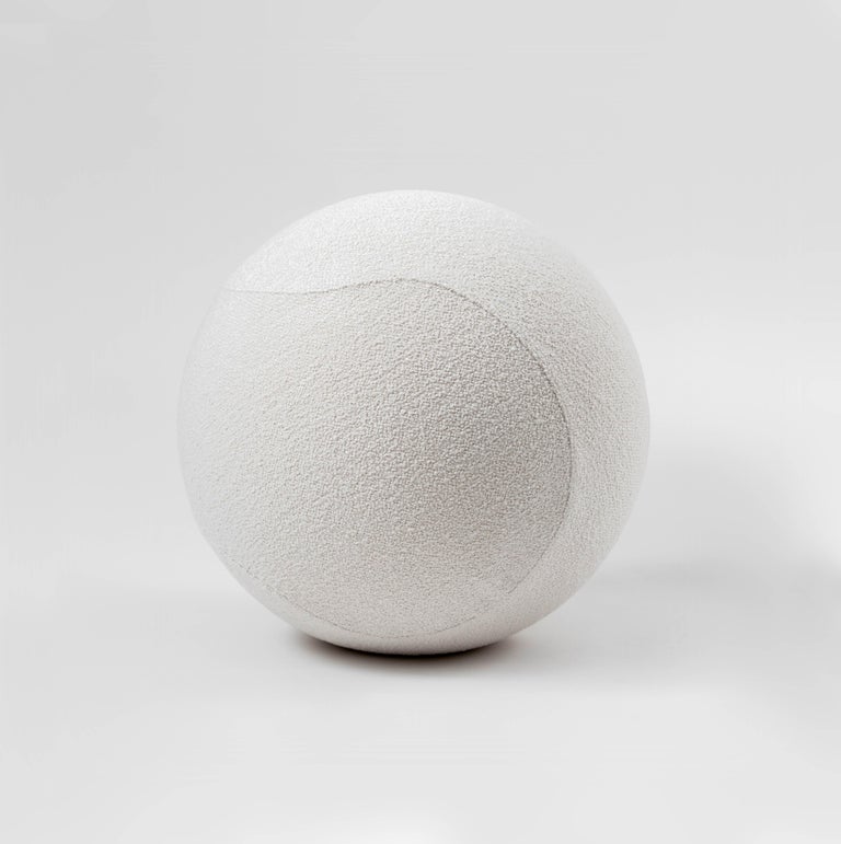 Spheric Velvet Ottoman Stool by NOOM For Sale at 1stDibs