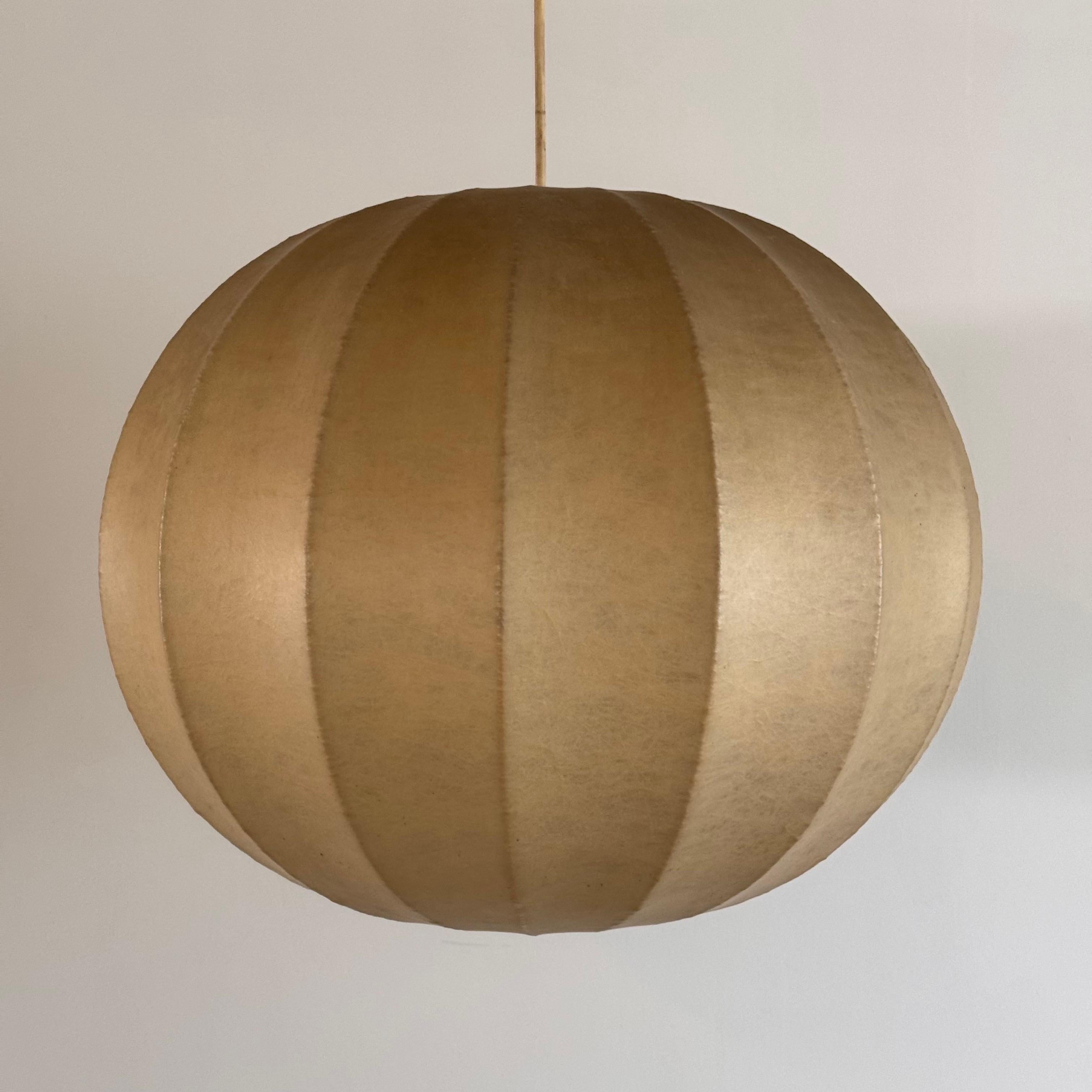 Spherical Cocoon Ceiling Lamp by Friedel Wauer for Goldkant Leuchten ...