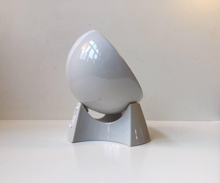 Spherical Midcentury Danish Rotating Pottery Table Clock from Søholm ...