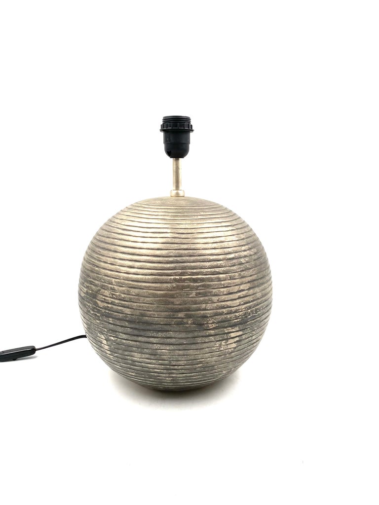 Spherical Table Lamp Base, Italy, 1970s For Sale at 1stDibs