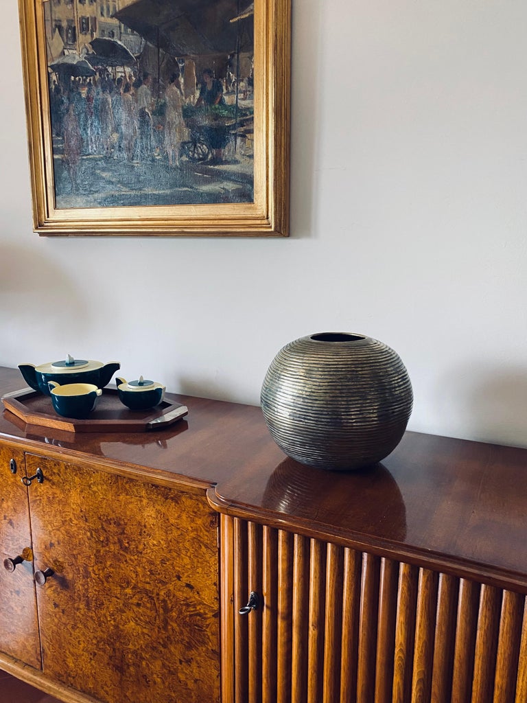 Spherical Vase, Italy 1970s For Sale at 1stDibs