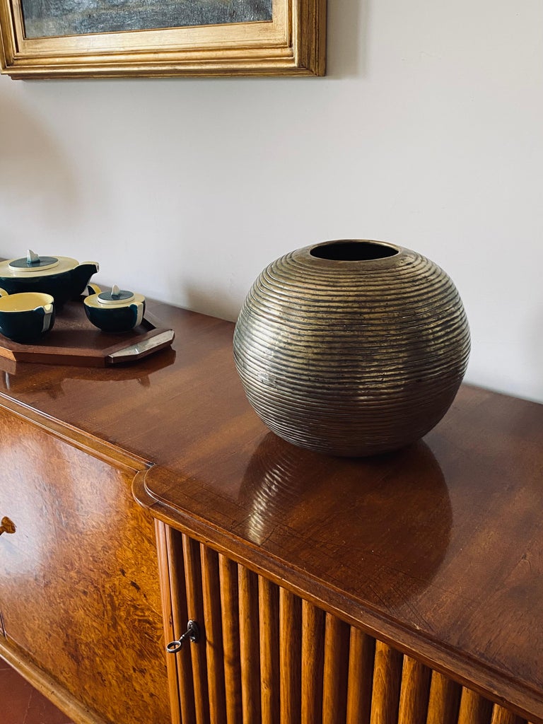 Spherical Vase, Italy 1970s For Sale at 1stDibs