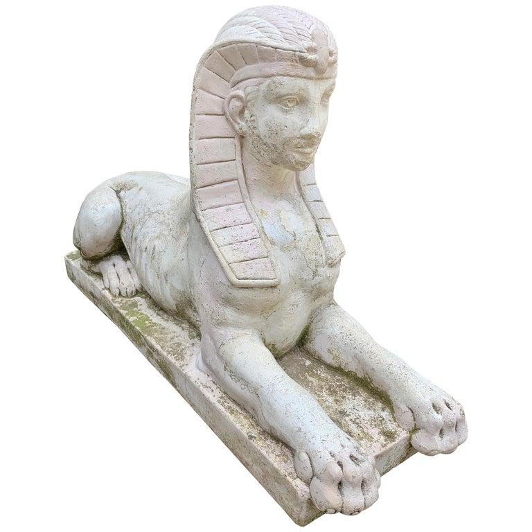 Sphinx Garden Statue at 1stDibs