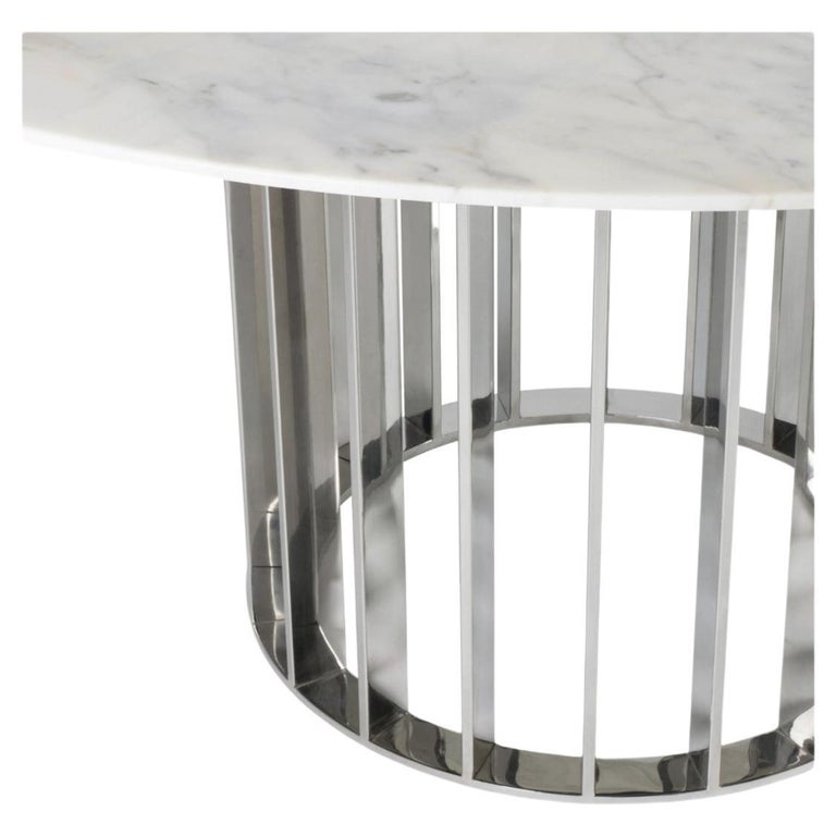 Spiderman Marble Gold Titanium Stainless Steel Dining Table For Sale at ...