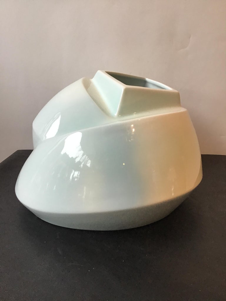 Spin Ceramics Diamond Top Vase For Sale at 1stDibs