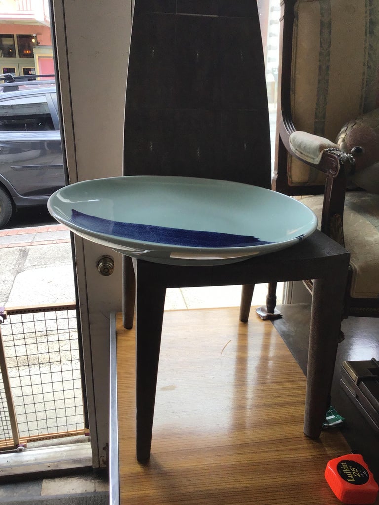 Spin Ceramics Large Round Dish For Sale at 1stDibs