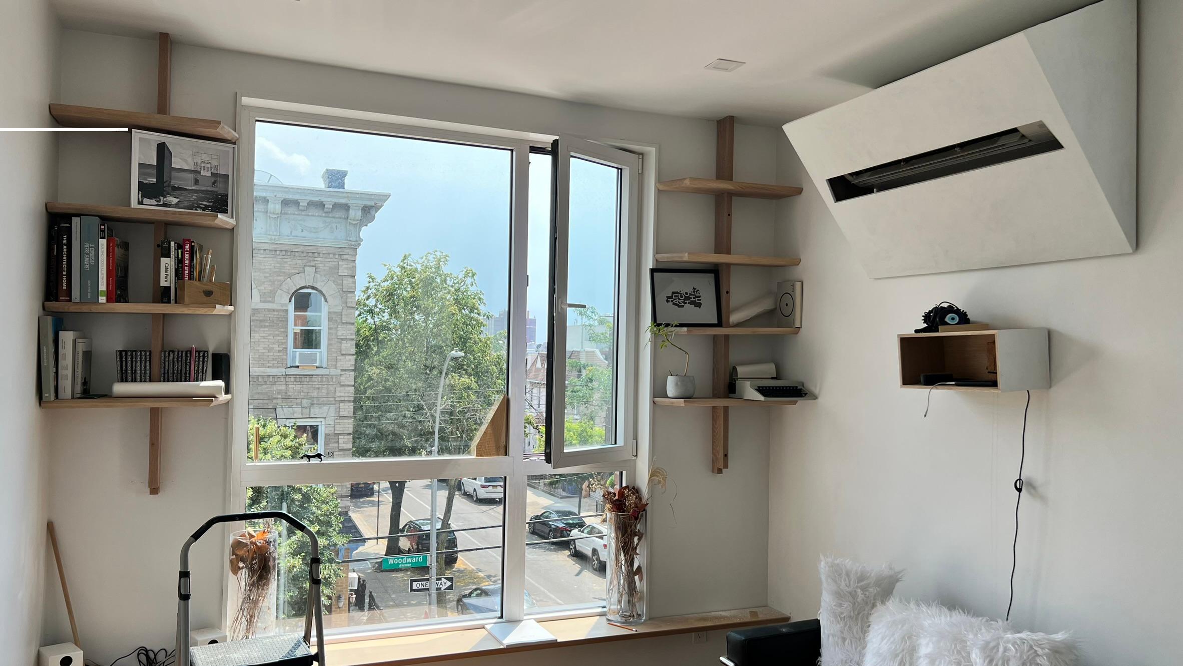 Spine Shelves Solid White Oak Japanese Joinery For Sale at 1stDibs