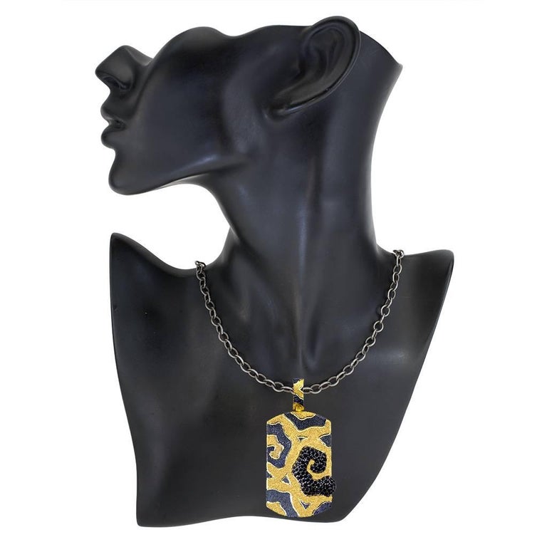 Spinel Sterling Silver Gold Platinum Locket Tag Pendant Necklace on ...