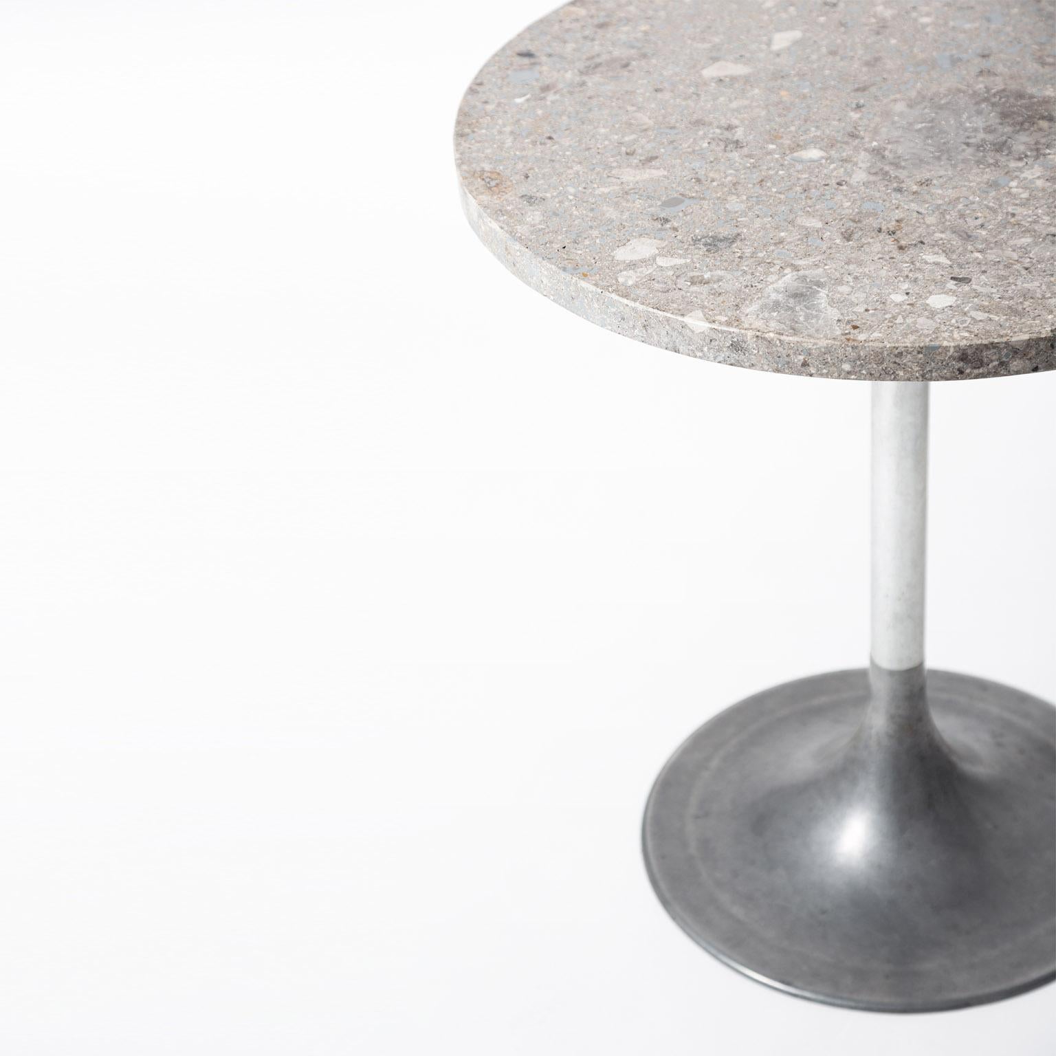 Contemporary italian neo vintage Ceppo stone Origini round table by ...