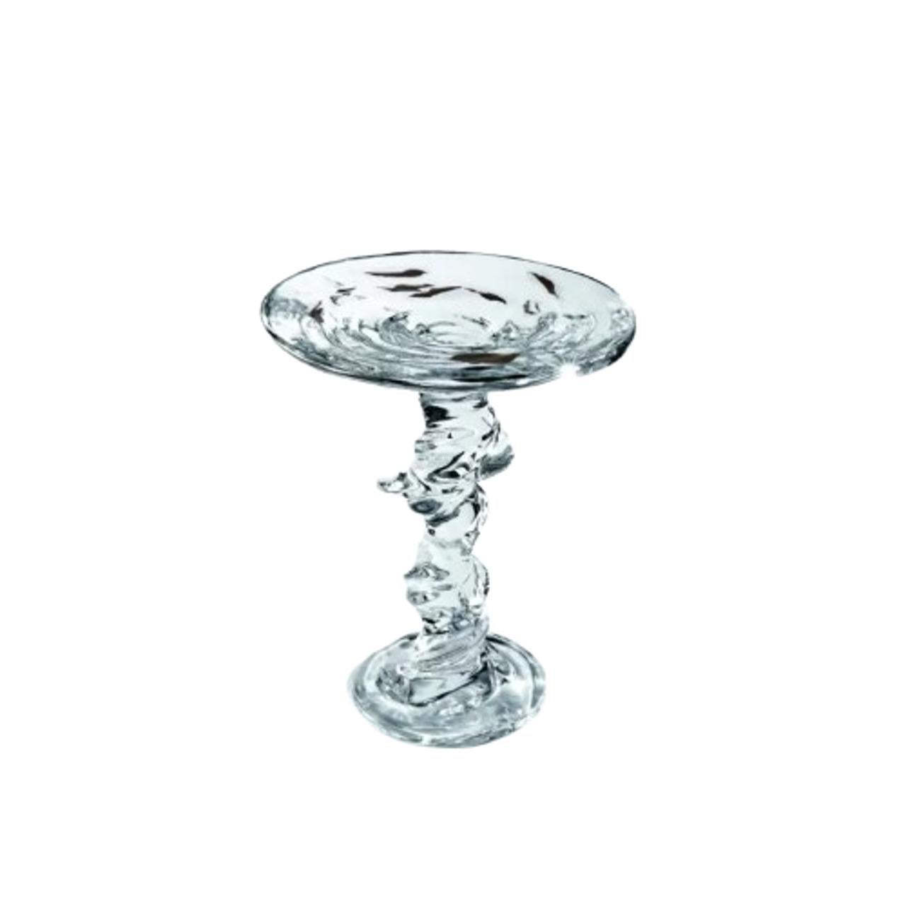 Spiral Round Crystal Table – Small – Timeless Statement of Elegance For ...