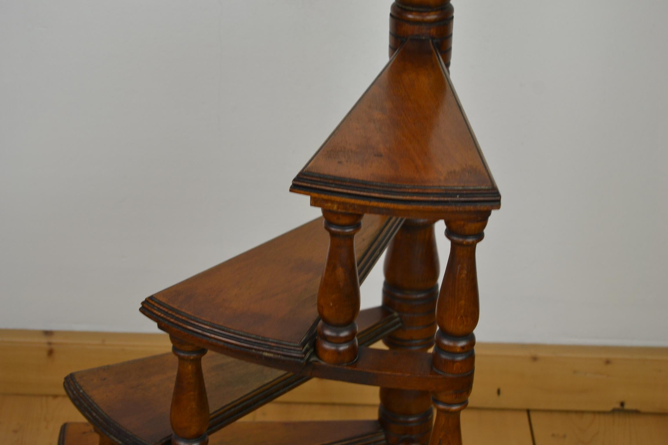 Spiral Step Library Ladder, 1950s at 1stDibs | library step ladder ...