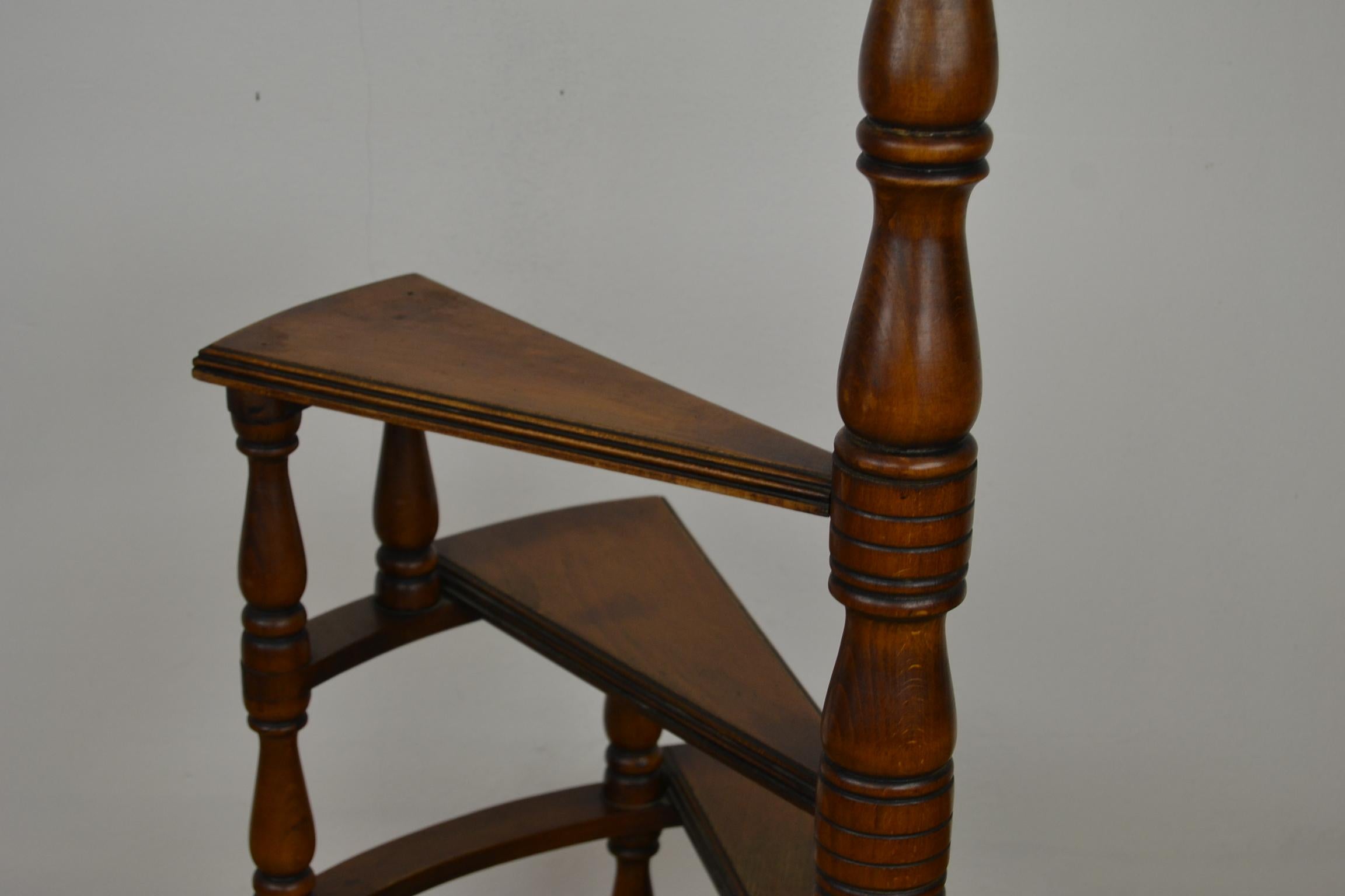 Spiral Step Library Ladder, 1950s at 1stDibs | library step ladder ...