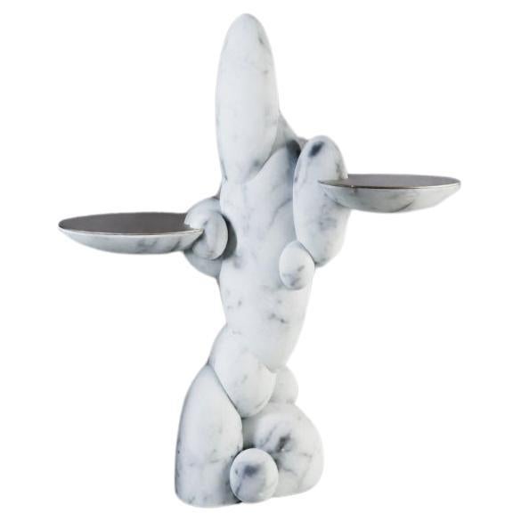Spirit Nero Marquina Sculptural Stand by Bohinc Studio For Sale at 1stDibs