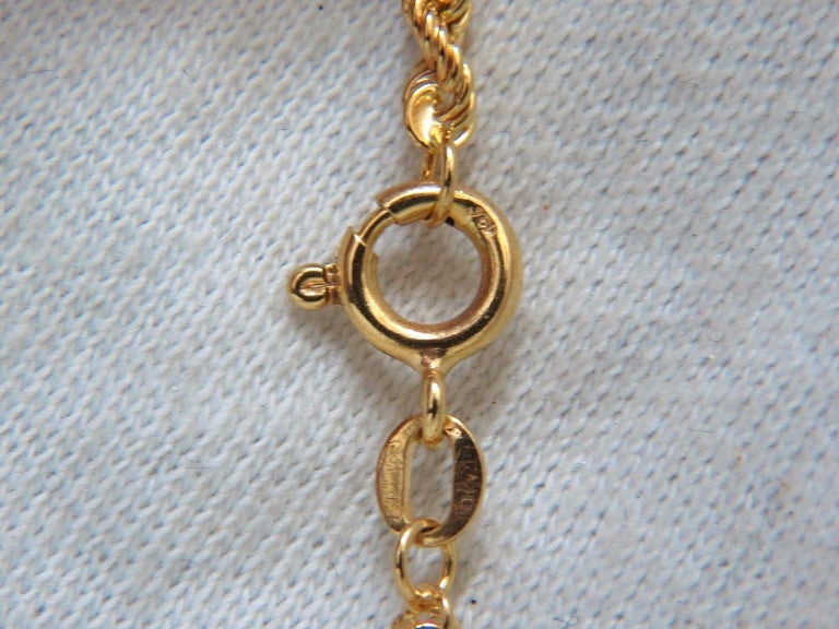 Spiritual Holy Moses 3D Pendant Rope Chain 14 Karat For Sale at 1stDibs ...