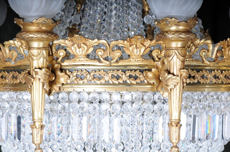 Splendid Classicist Ceiling Candelabra/Chandelier Empire Style For Sale ...