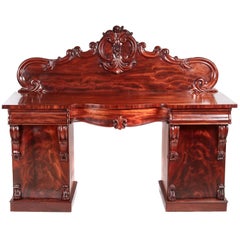Fantastic Quality Antique Victorian Carved Walnut Sideboard For Sale at ...