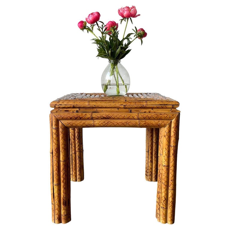 Split Bamboo Table For Sale at 1stDibs