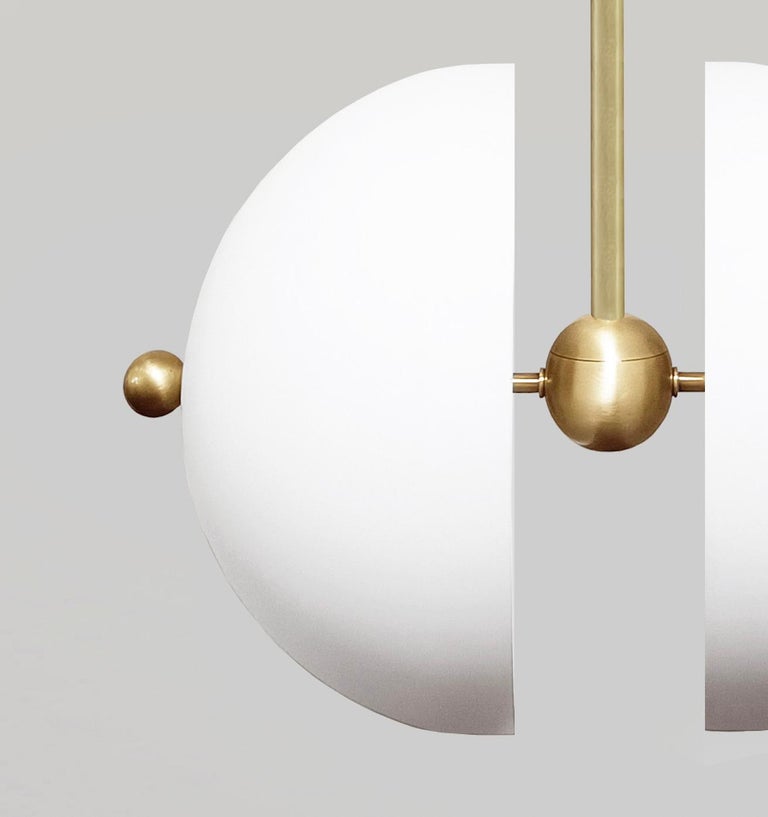 Split Circle Pendant Lamp by Square in Circle For Sale at 1stDibs