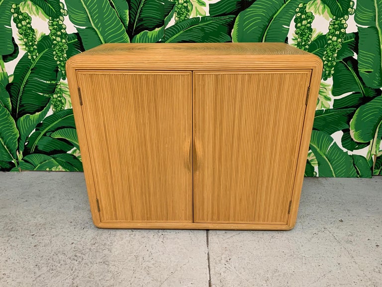 Split Reed Rattan Cabinet at 1stDibs | reed cabinet