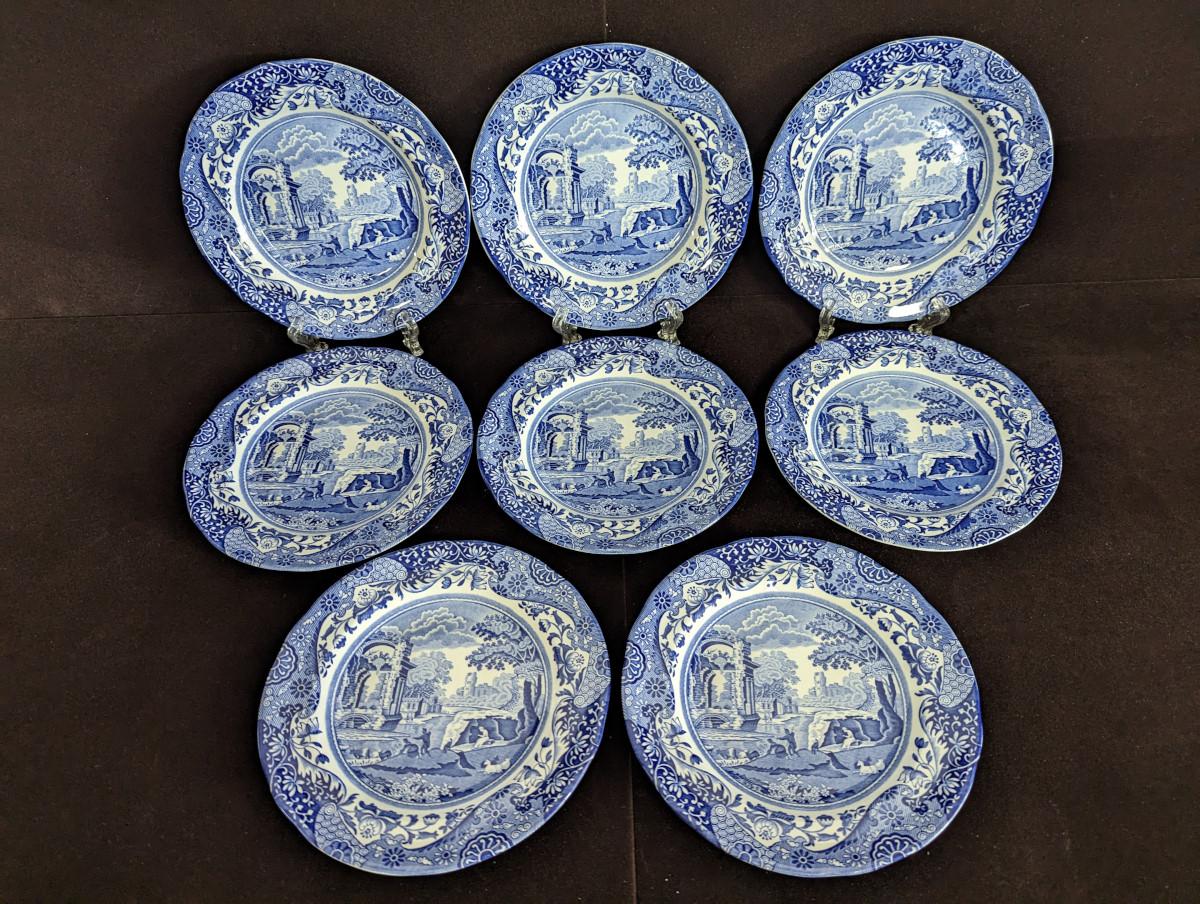 SPODE 52pc “Blue Italian” Dish Set For Sale at 1stDibs | spode blue ...