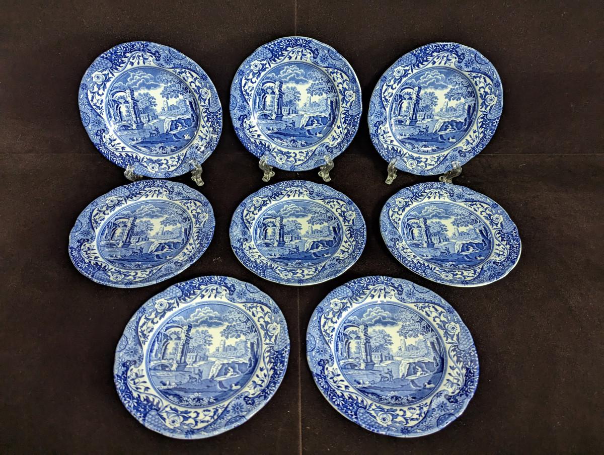 SPODE 52pc “Blue Italian” Dish Set For Sale at 1stDibs | spode blue ...