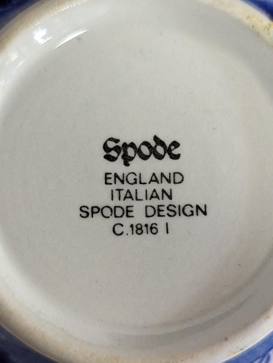SPODE 52pc “Blue Italian” Dish Set For Sale at 1stDibs | spode blue ...