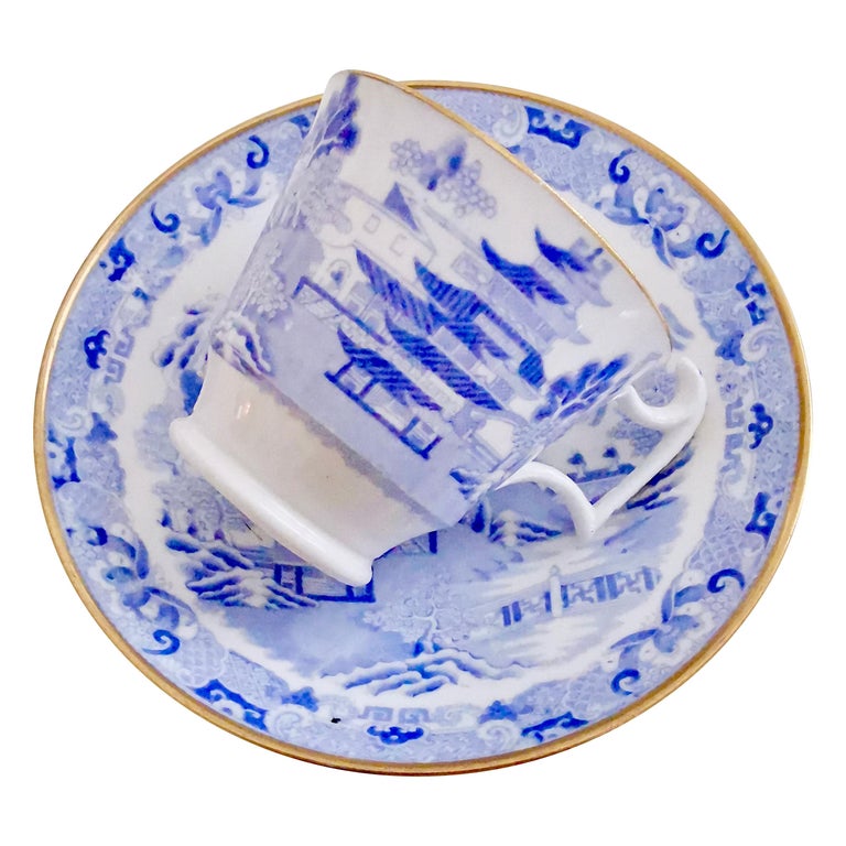 Spode Coffee Cup, Broseley Pattern Pagoda, 1818-1825 at 1stDibs