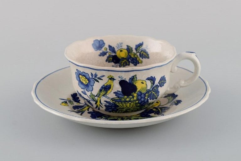 Spode, England, Blue Bird Service in Hand-Painted Porcelain For Sale at ...