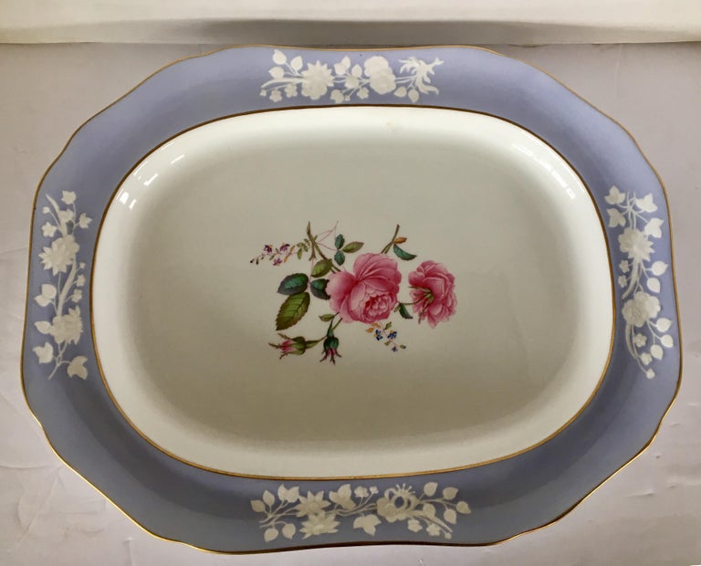 Spode Fine China Maritime Rose Pattern Porcelain Large Serving Platter ...