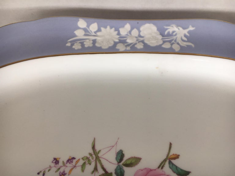 Spode Fine China Maritime Rose Pattern Porcelain Large Serving Platter ...
