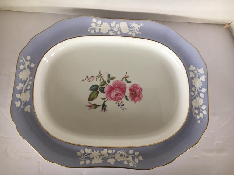 Spode Fine China Maritime Rose Pattern Porcelain Large Serving Platter ...