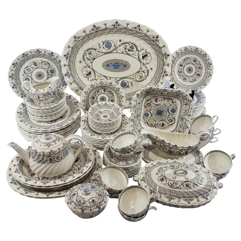 SPODE Florence 107 Piece Place Setting For Sale at 1stDibs
