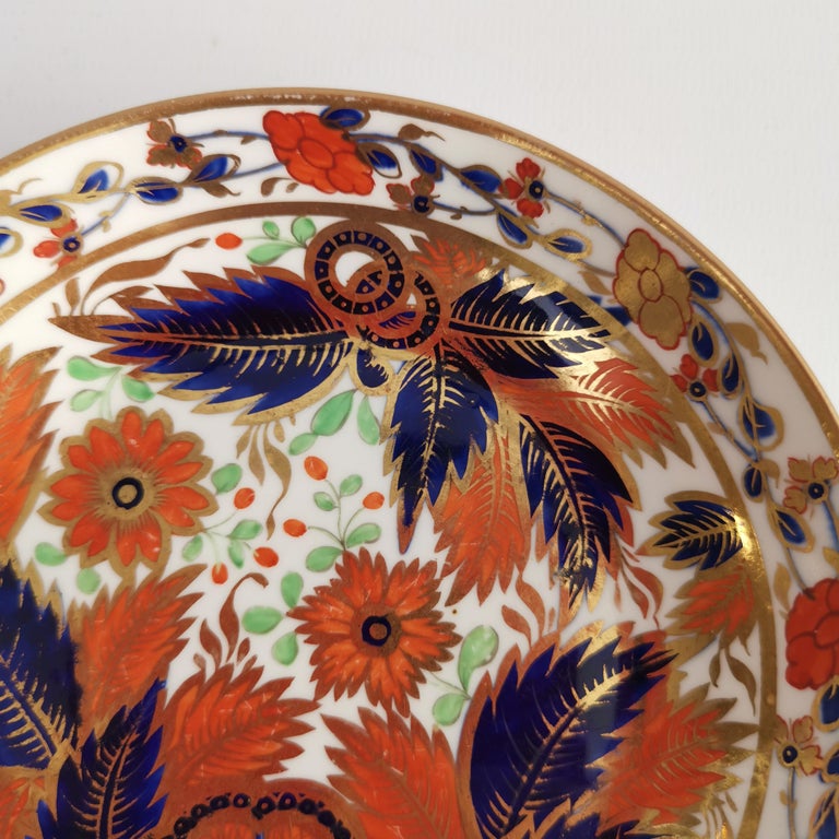 Spode Porcelain Teacup, Imari Pattern Originally New Hall, Regency, ca ...