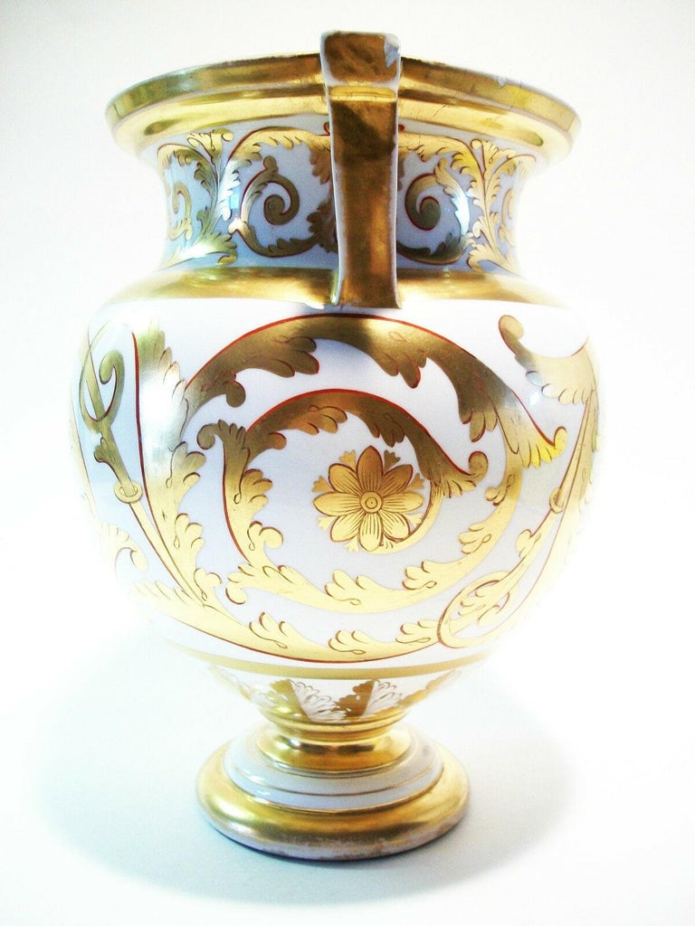 Spode, Rare Antique Gilt Porcelain Low Scent Jar, Pattern No. 671 ...