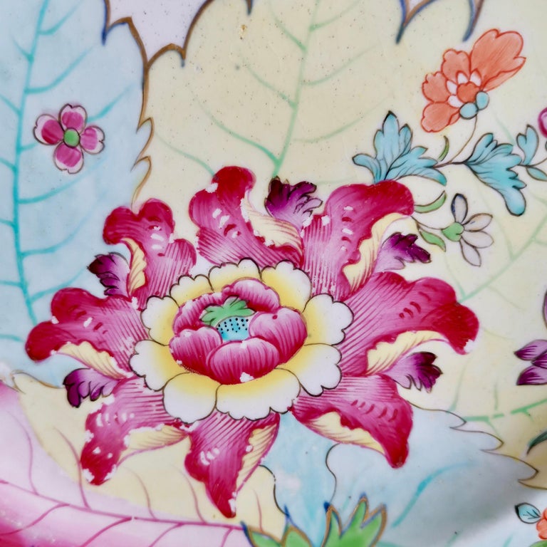 Spode Stone China Plate, Polychrome Tobacco Leaf Pattern, 1805-1813 at ...