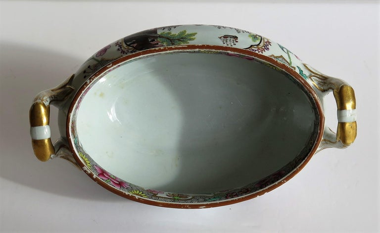 Spode Stone China Sauce Tureen and Stand in Ship Pattern 3067, circa ...