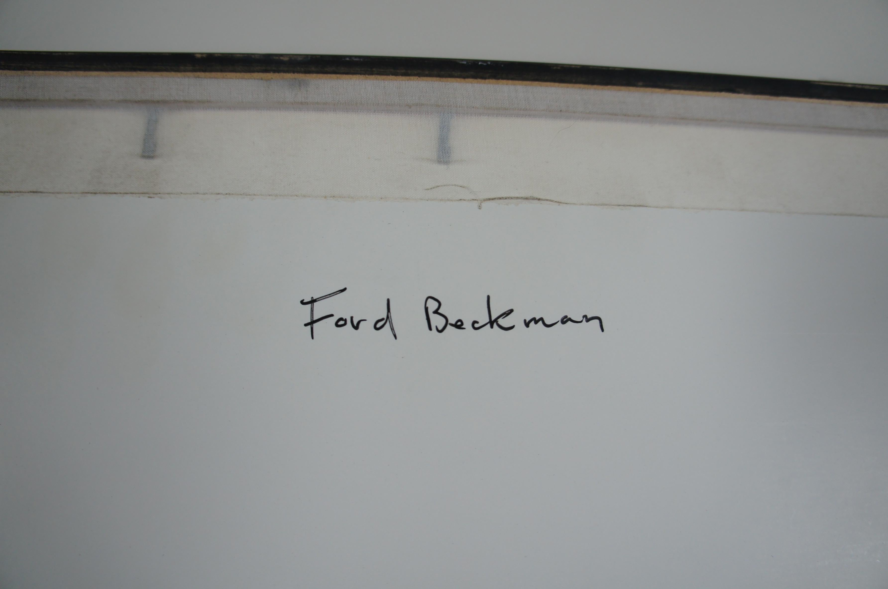 "Spook Clown Circus Life!" by Ford Beckman 1993 Mixed-Media Abstract ...