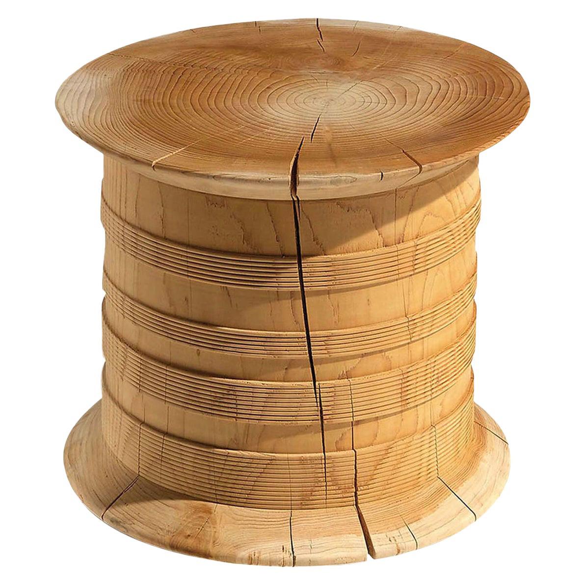 Spool Cedar Side Table by MissoniHome For Sale at 1stDibs