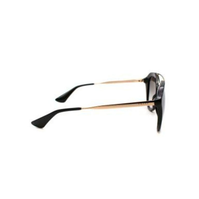 SPR12Q Black Acetate Aviator Sunglasses For Sale at 1stDibs