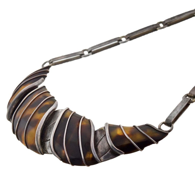 Spratling Vintage Tortoise Shell "Collar Gola" or "Ruff Croissant ...