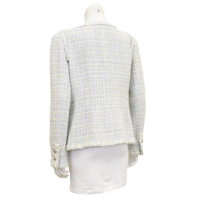 Spring 2009 Chanel Grey Bouclé Tweed Jacket at 1stDibs | boucle jacket ...
