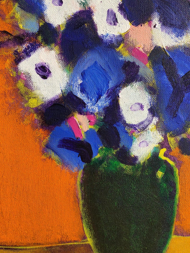 James Strombotne painting "Spring Bouquet" acrylic on canvas For Sale ...