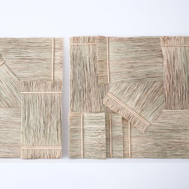 Spring fiber frame - Natural Wall Decoration Sculpture For Sale at 1stDibs