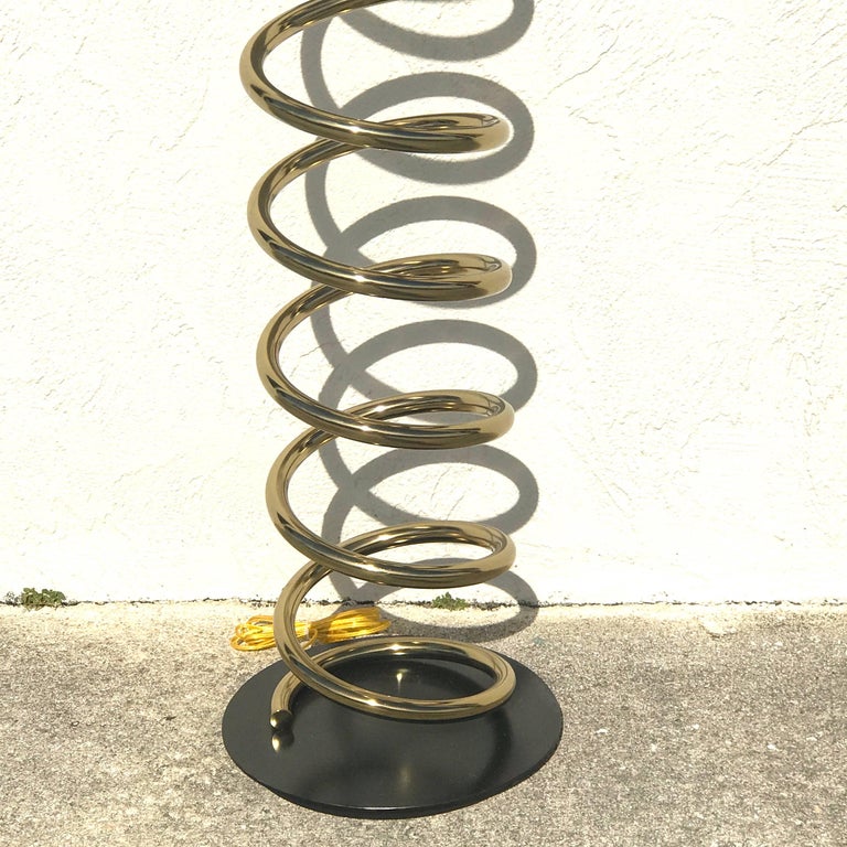 "Spring" Floor Lamp in the Style of Ingo Maurer at 1stDibs