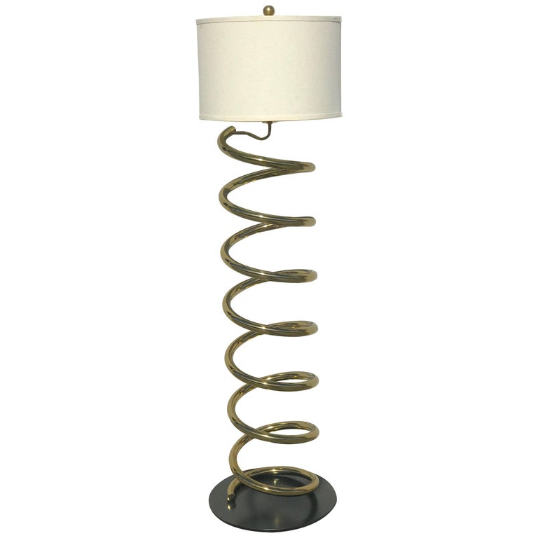 "Spring" Floor Lamp in the Style of Ingo Maurer at 1stDibs