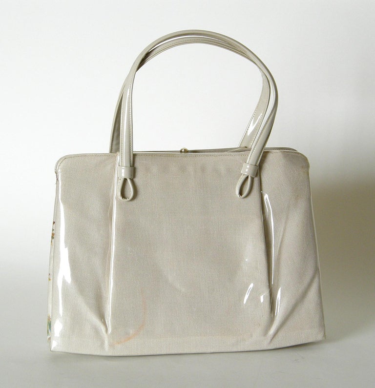 Spring Theme Handbag by Soure' with Woodland Animals Print Fabric on ...