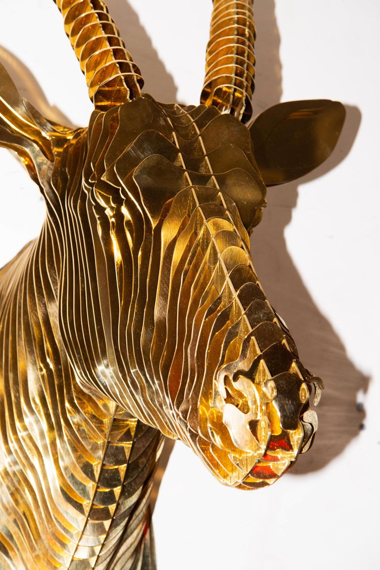 Springbok Trophee Sculpture For Sale at 1stDibs